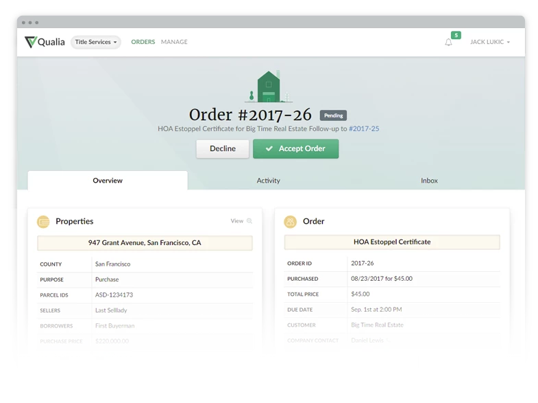 Real Estate Transaction Management and Settlement Software | Qualia